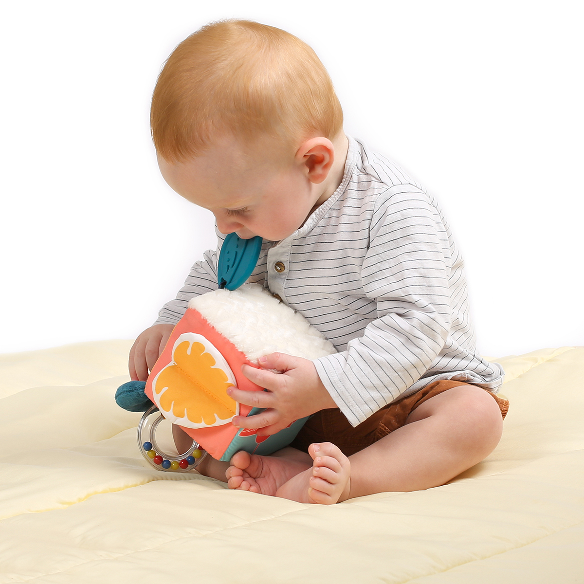 Baby Cloth Activity Cube - Soft Sensory Toy by LUDI