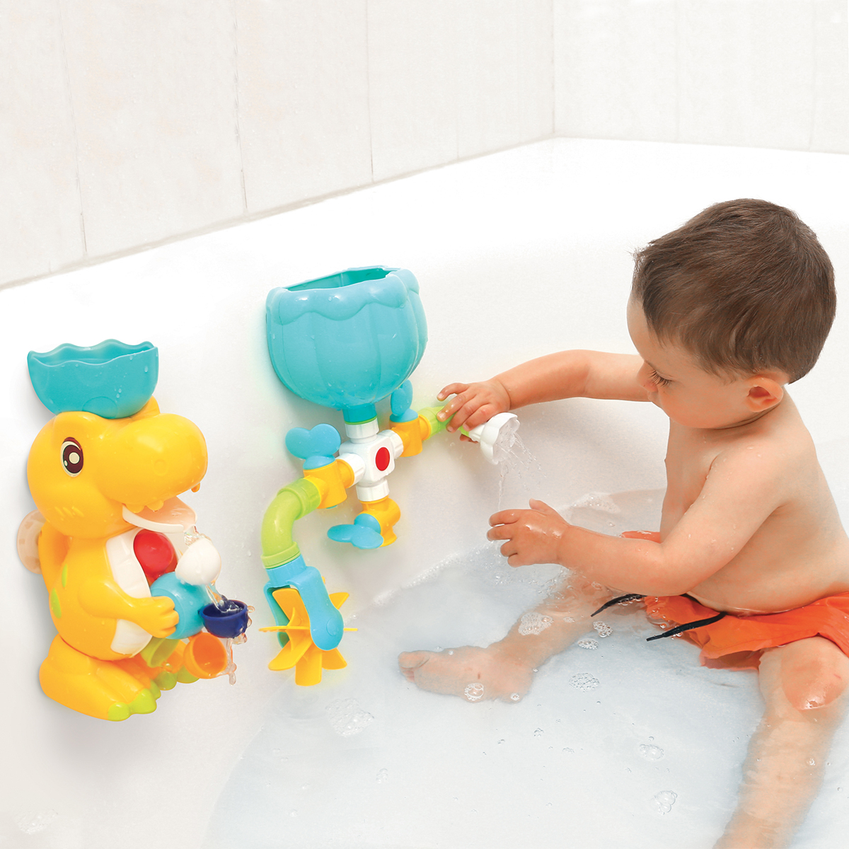 Dino Bath Set - Aquatic Game Baby 10 Months - LUDI
